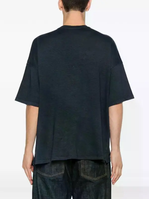 ROBERTO COLLINA Crew-neck T-shirt - Blue