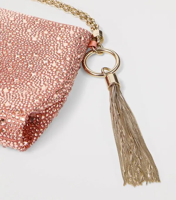 JIMMY CHOO Callie Embellished Clutch Bag - Pink