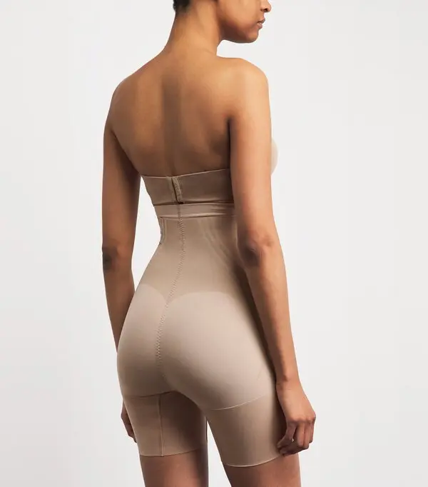 Spanx Sculpt Gofigure High-waist Mid-thigh Shorts