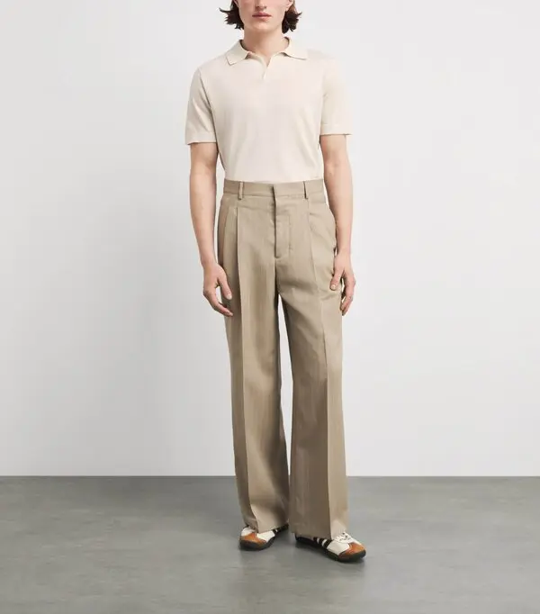 NN.07 Cotton-linen Ryan Polo Shirt