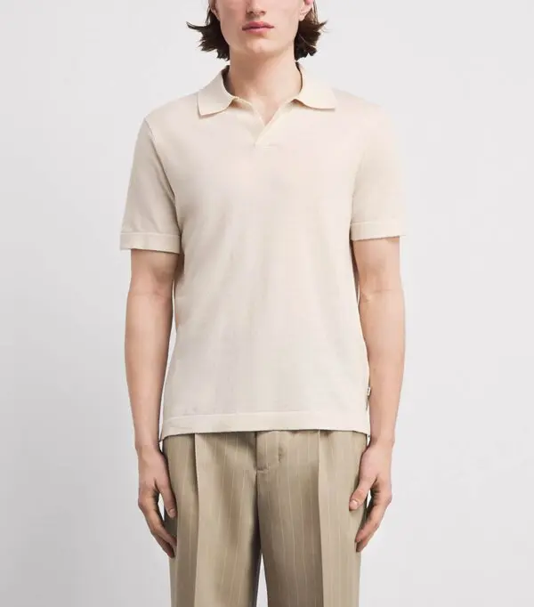 NN.07 Cotton-linen Ryan Polo Shirt