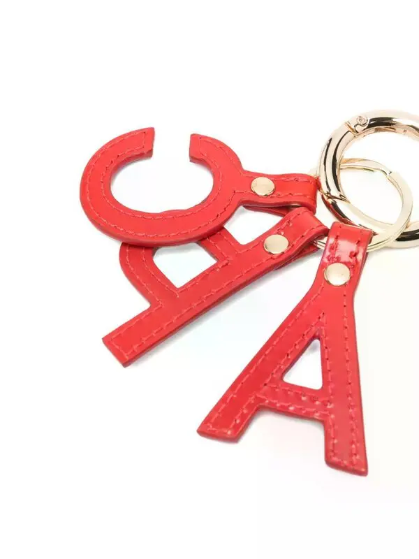 A.p.c. Logo Lettering Keyring - Red