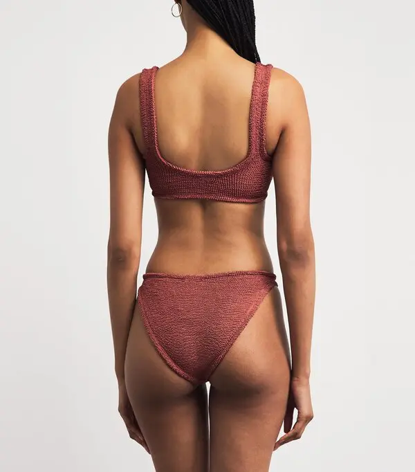 Hunza G Julia Tonal Hoop Bikini - Red