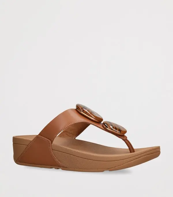Fitflop Marble Stone Lulu Toe-post Sandals - Beige