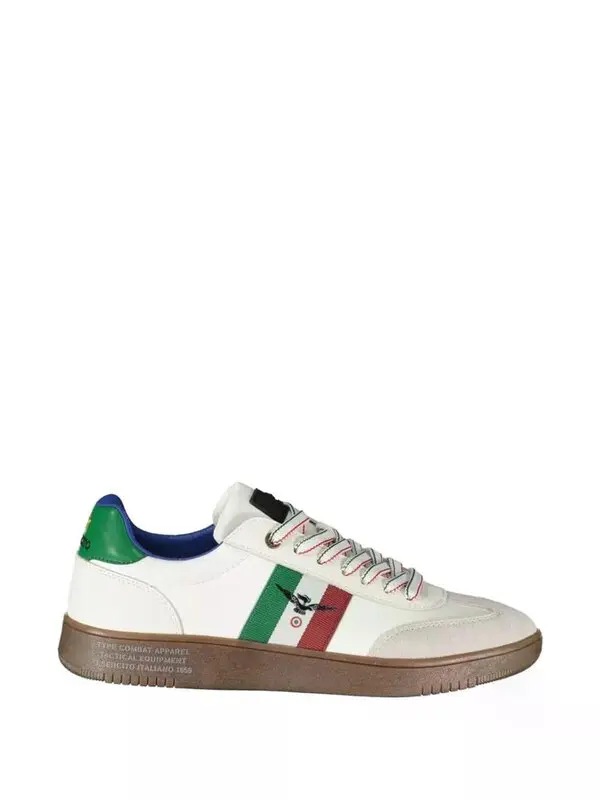 ESERCITO 1659 Italian Flag-stripe Leather Sneakers
