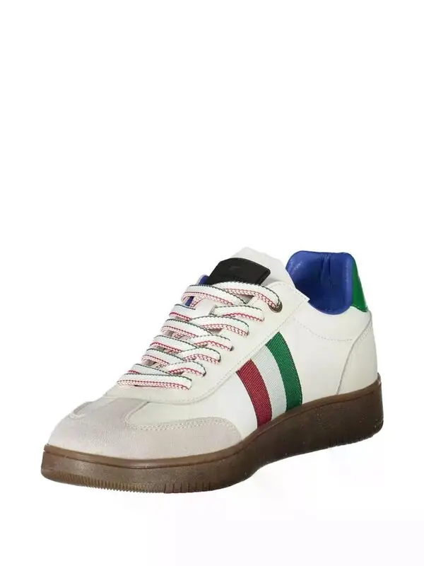 ESERCITO 1659 Italian Flag-stripe Leather Sneakers
