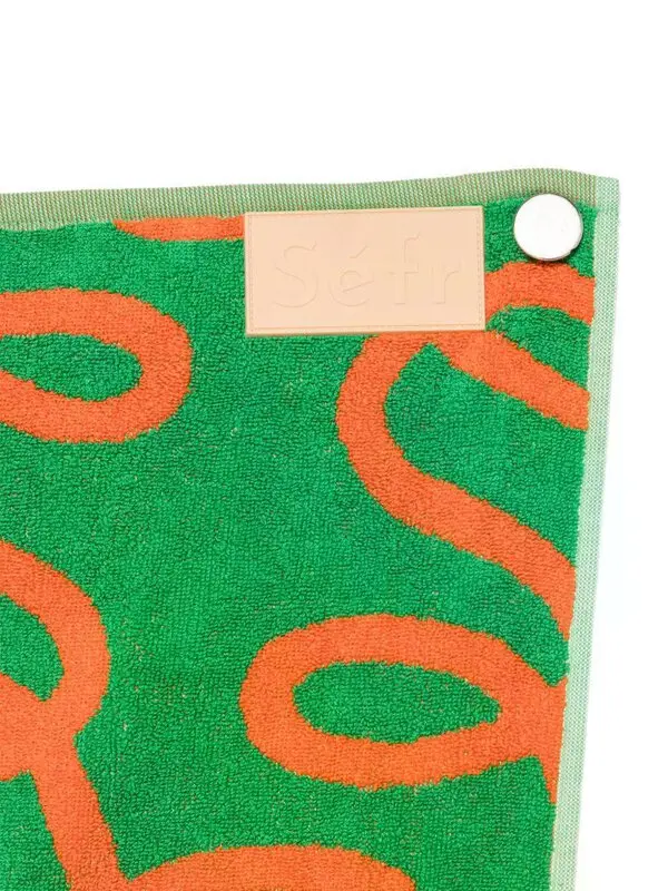 Séfr Swirl-pattern Beach Towel