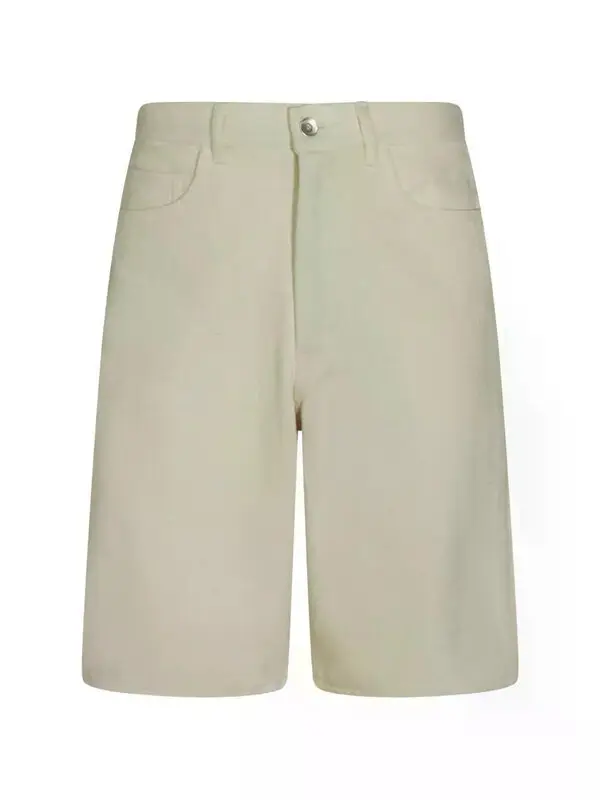 Auralee Silk Denim Shorts