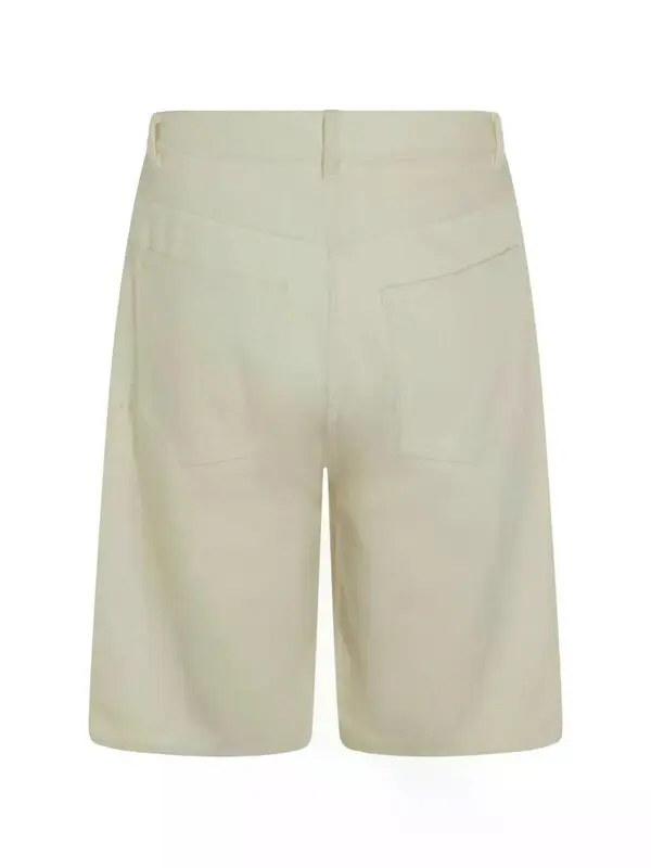 Auralee Silk Denim Shorts