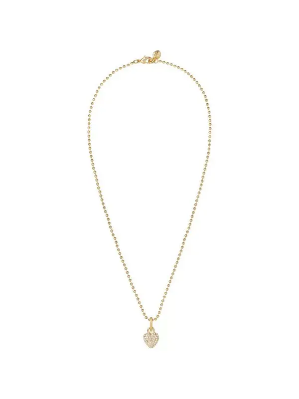 ROXANNE ASSOULIN Itsy Bitsy Puffy-heart Necklace - Gold