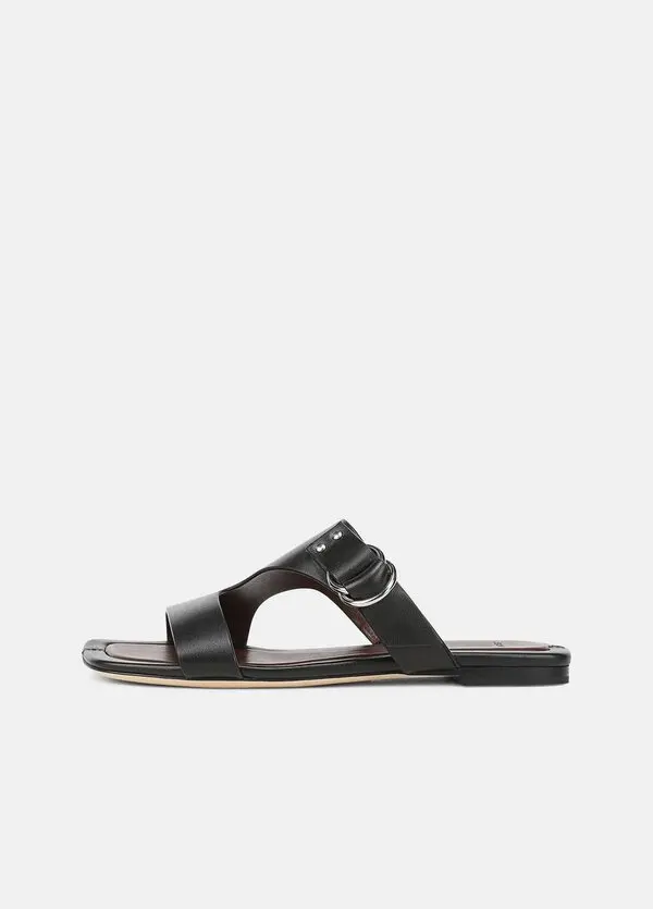 Vince Verona Leather Sandal - Black