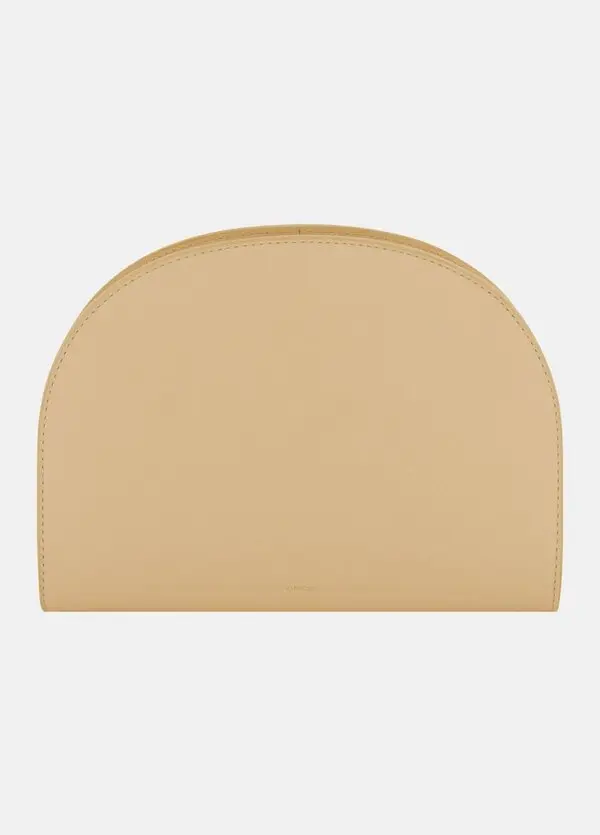 Vince Nappa Leather Crossbody Wallet - Chamomile