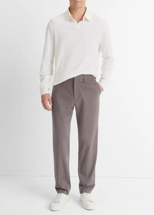 Vince Owen Athletic Stretch-cotton Pant - Iron