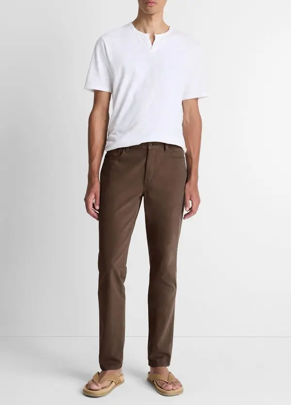 Vince Dylan Slim 5-pocket Peached Stretch-cotton Pant - Downtown
