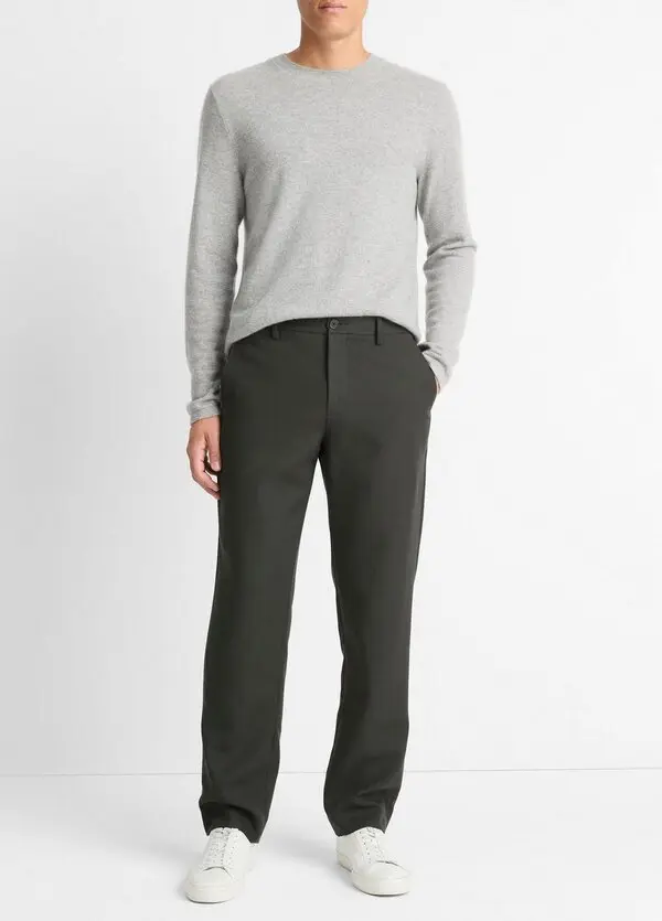 Vince Owen Athletic Wool Suiting Pant - Black