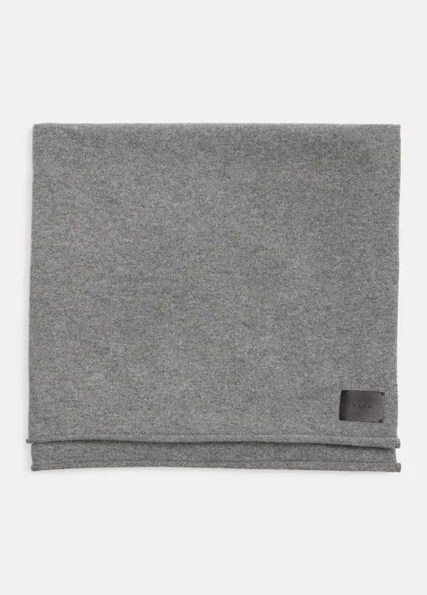 Vince Plush Cashmere Blanket Wrap - Medium Heather Grey
