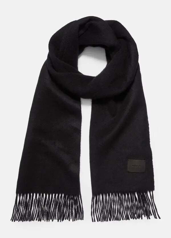 Vince Double-face Cashmere Scarf - Black