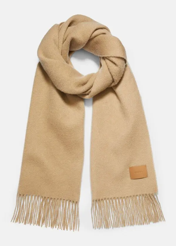 Vince Double-face Cashmere Scarf - Camel