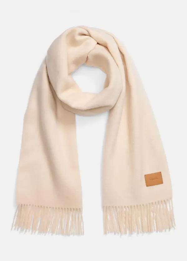 Vince Double-face Cashmere Scarf - Ivory
