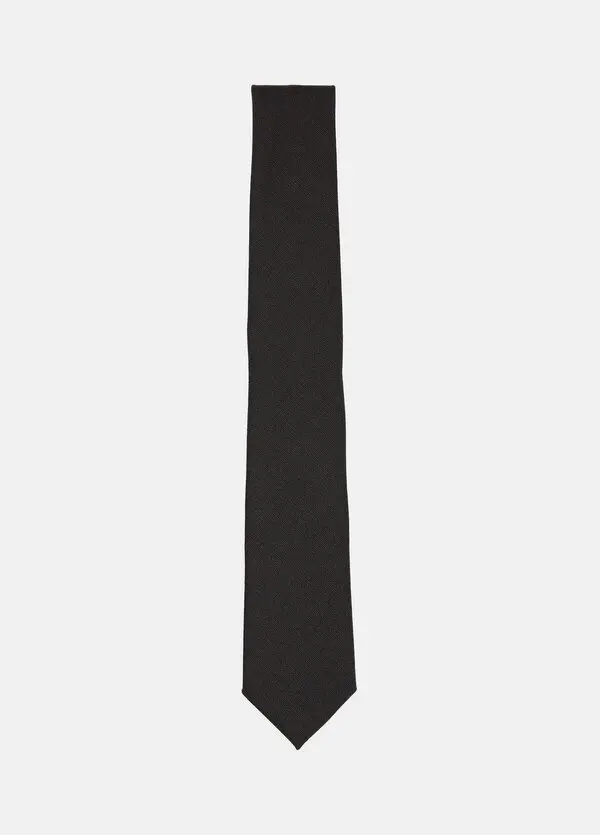 Vince Italian Wool Neck Tie - Black