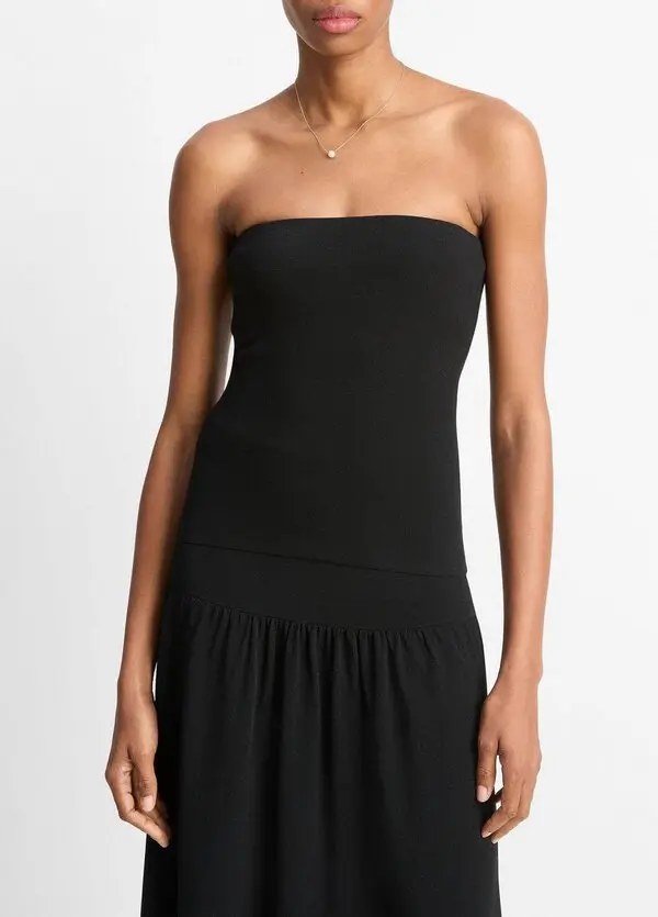 Vince Compact Milano Knit Strapless Top