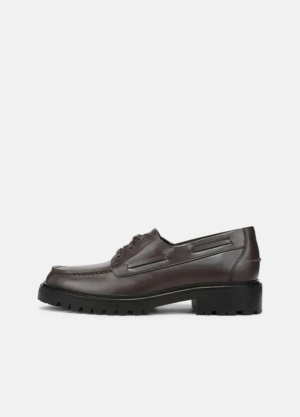Vince Dillon Leather Lug Loafer - Truffle