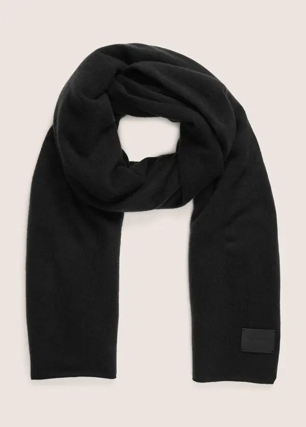 Vince Lightweight Plush Cashmere Blanket Wrap - Black