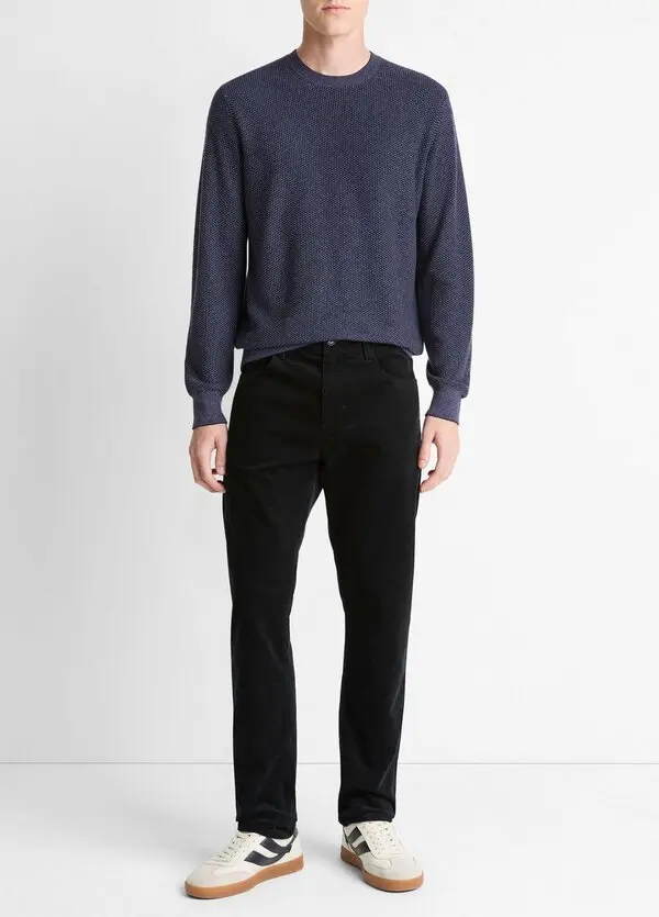 Vince Dylan Slim Fit Stretch Corduroy Pants - Black
