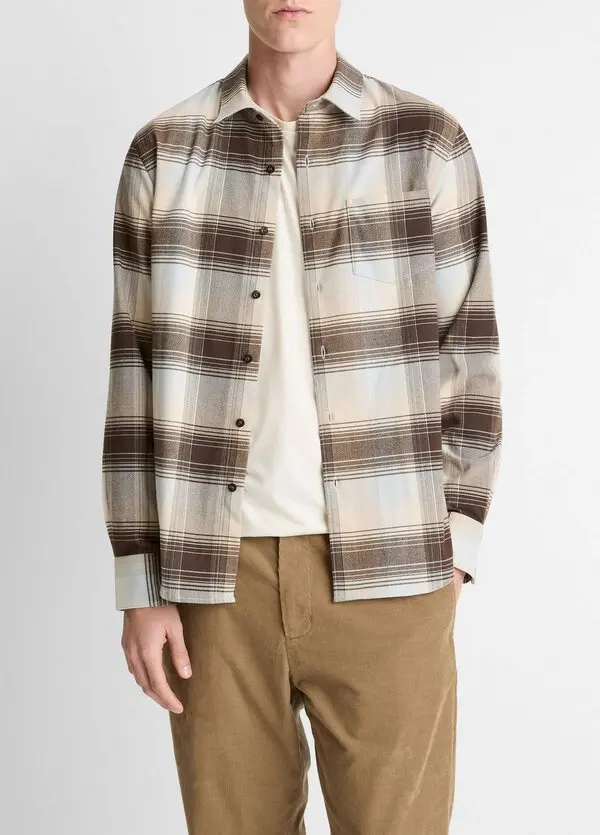 Vince Missoula Plaid Button-front Shirt