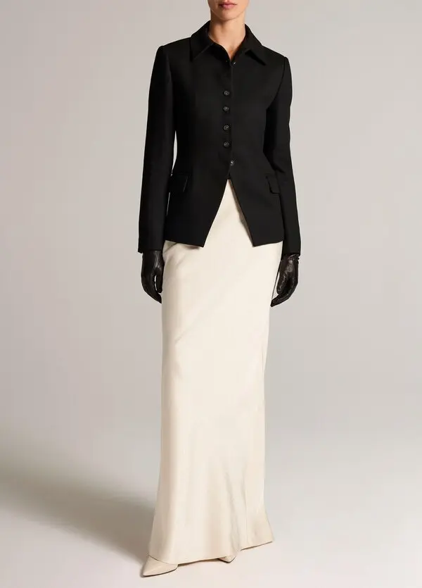 Vince Satin Bias Column Skirt - Bona