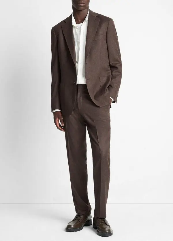 Vince Wool-silk Classic Pant