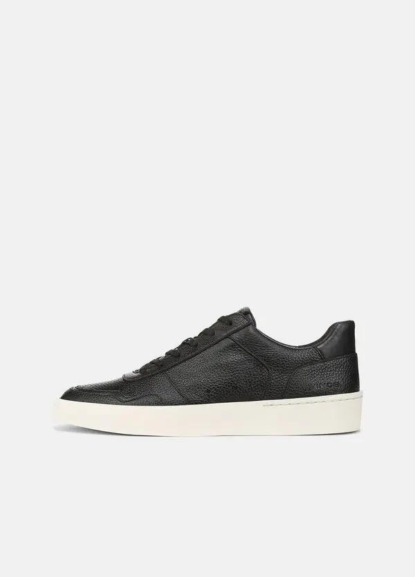 Vince Peyton Sneaker With Contrast Piping - Black