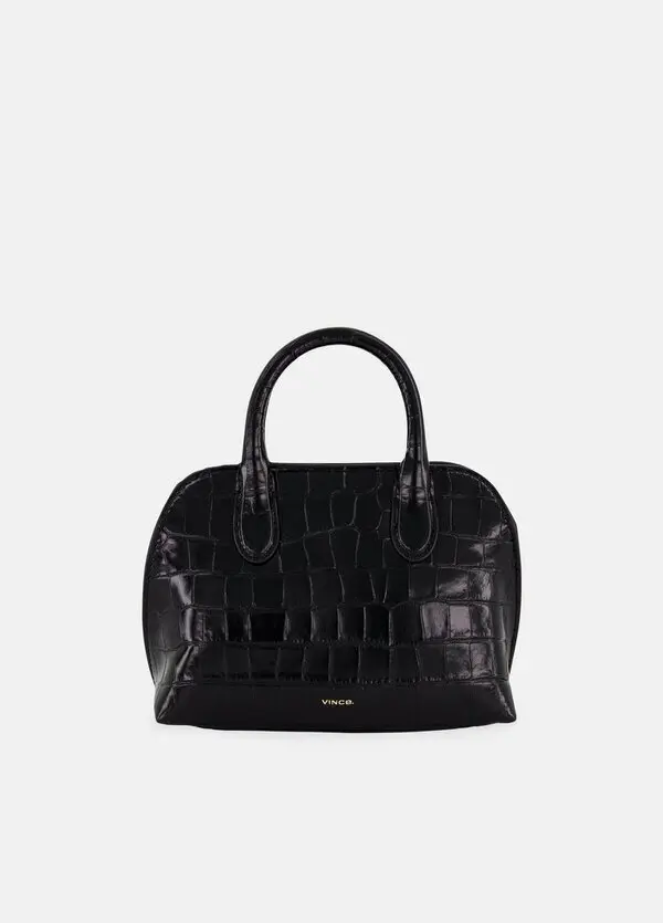 Vince Delphine Croc-embossed Leather Mini Bag