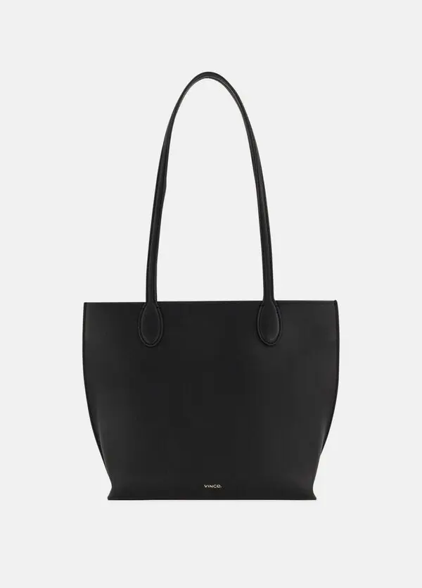 Vince Athene Nappa Leather Mini Tote - Black