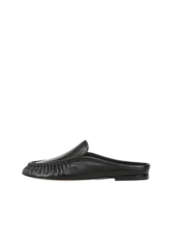 Vince Tevin Leather Mule - Black