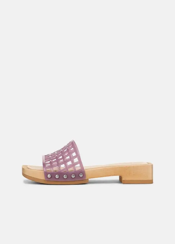 Vince Barbara Jelly Slide Sandal - Amethyst