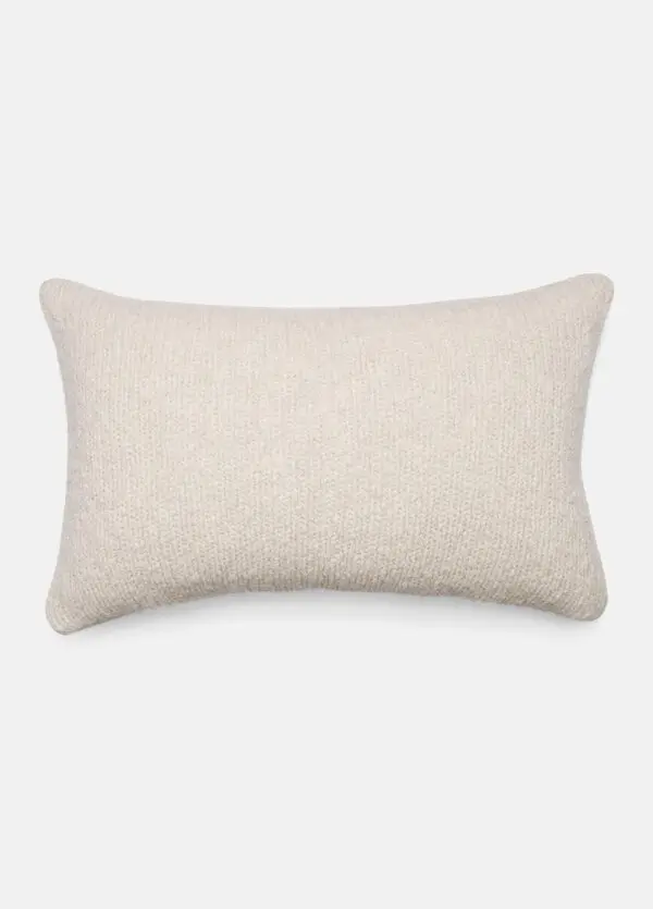Vince Cashmere-silk Jersey Rectangle Pillow - Lace