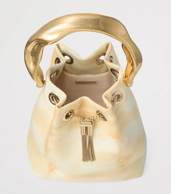 JIMMY CHOO Bon Bon Lambskin Top-handle Bag