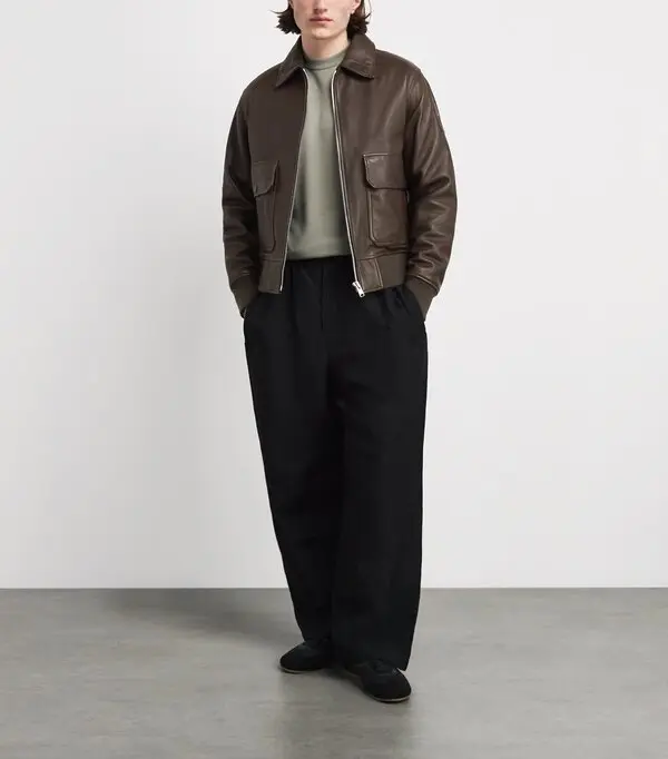 Belstaff Leather Pilot Jacket