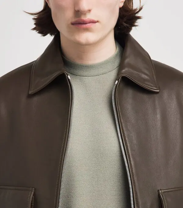 Belstaff Leather Pilot Jacket