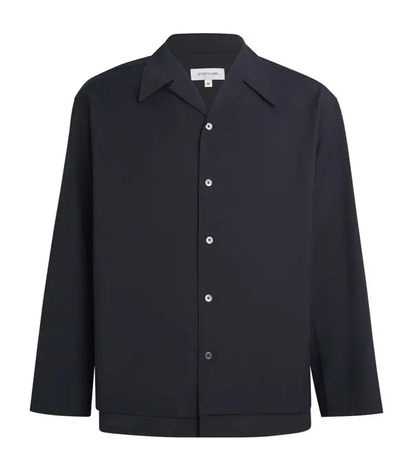 LE17SEPTEMBRE Oversized Camp Collar Shirt