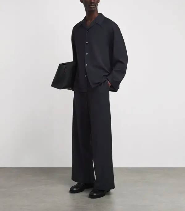 LE17SEPTEMBRE Oversized Camp Collar Shirt