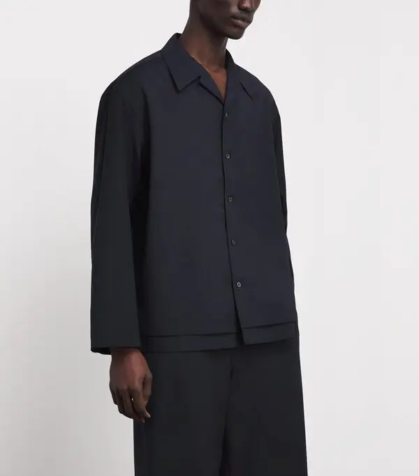 LE17SEPTEMBRE Oversized Camp Collar Shirt