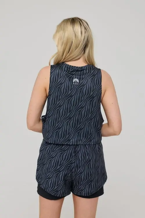 OOSC Elite 2-in-1 Performance Shorts - Black Tiger
