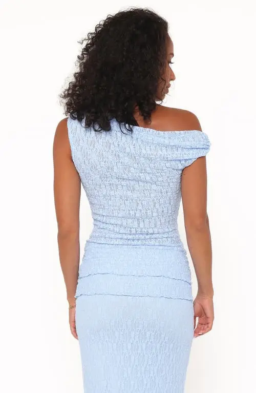 PETAL & PUP Faeriel One-shoulder Knit Top
