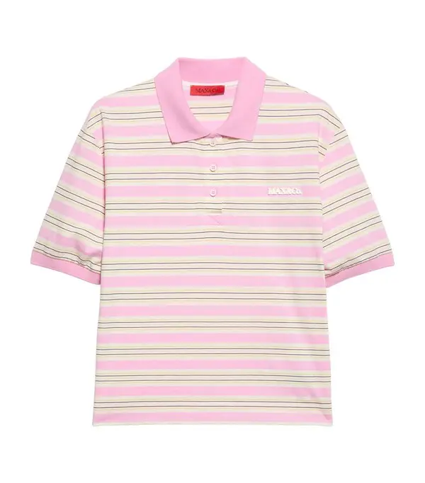 Max & Co. Striped Cotton Short Sleeve Shirt