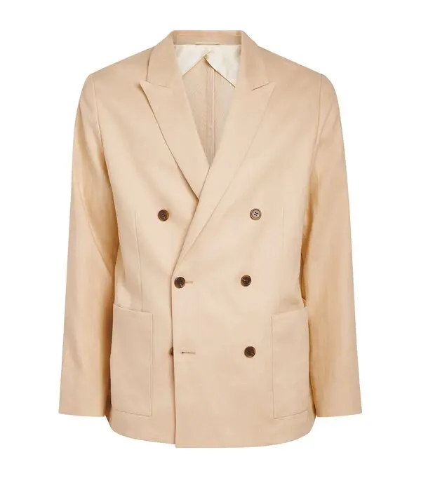 NN.07 Nn07 Jordin Double-breasted Linen Blazer