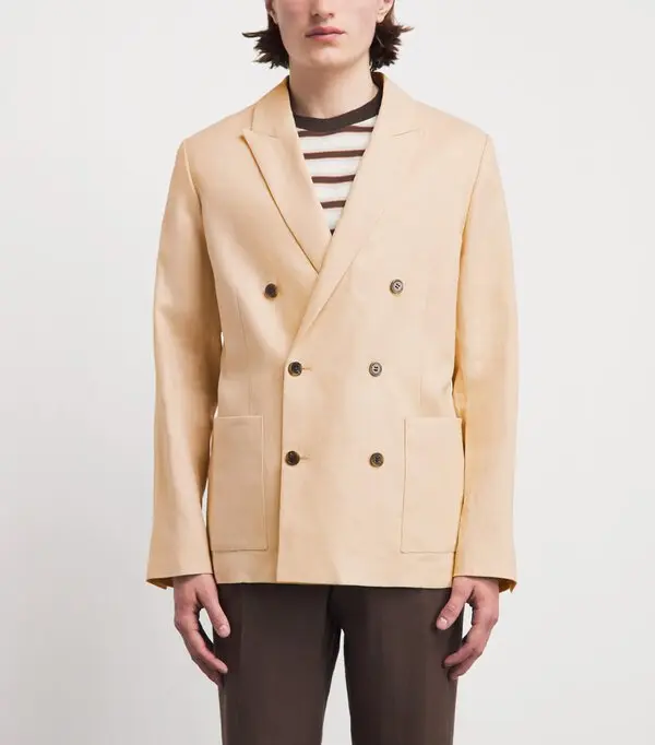 NN.07 Nn07 Jordin Double-breasted Linen Blazer