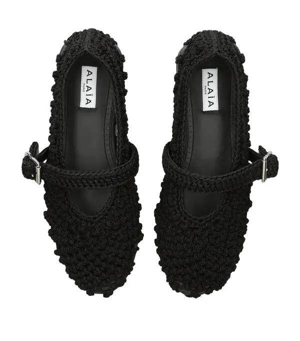 Alaïa Knotted Ballet Flats
