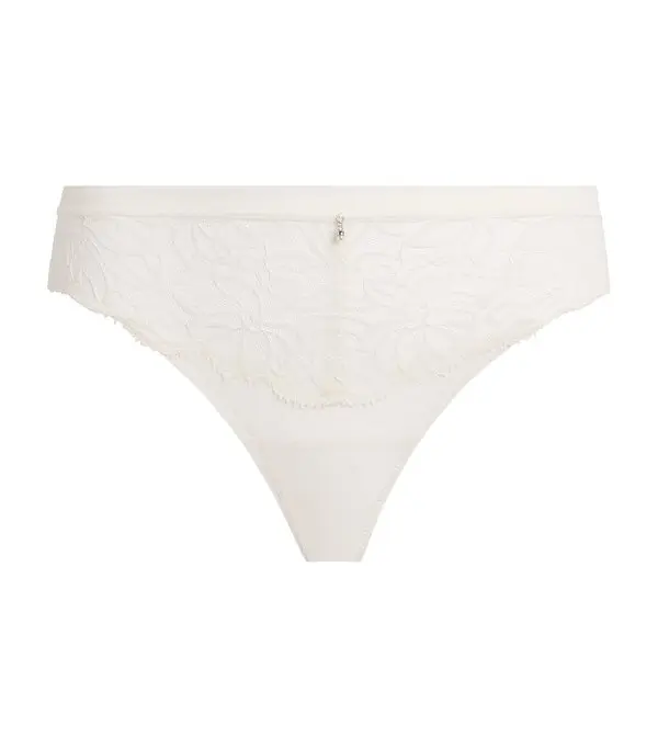Wacoal Lace-trim Abéllia Tanga - Ivory